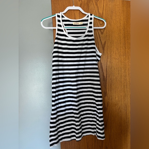 Faded Glory | Dresses | Faded Glory Black And White Striped Dress ...